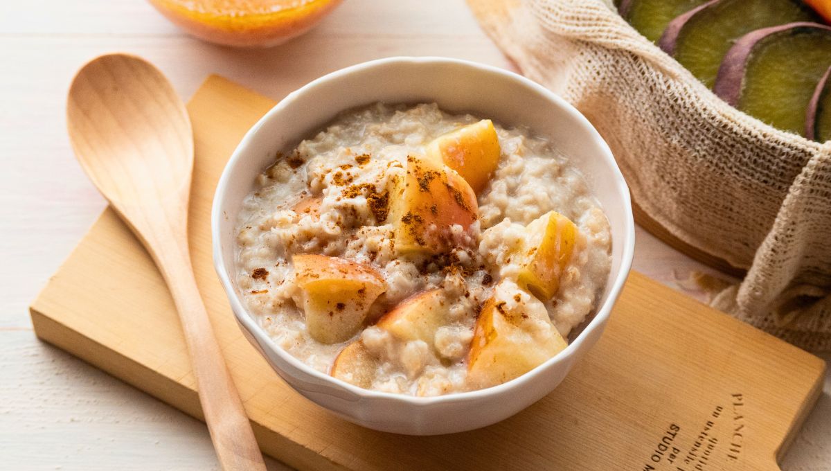 りんごのアーモンドミルク粥、スチーム野菜塩麹ドレッシング -Ocrasi公式オンラインストア レシピ – Ocrasi 公式オンラインストア